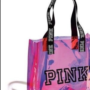 PINK Victoria's Secret | Bags | New Pink Clear Tote | Poshmark